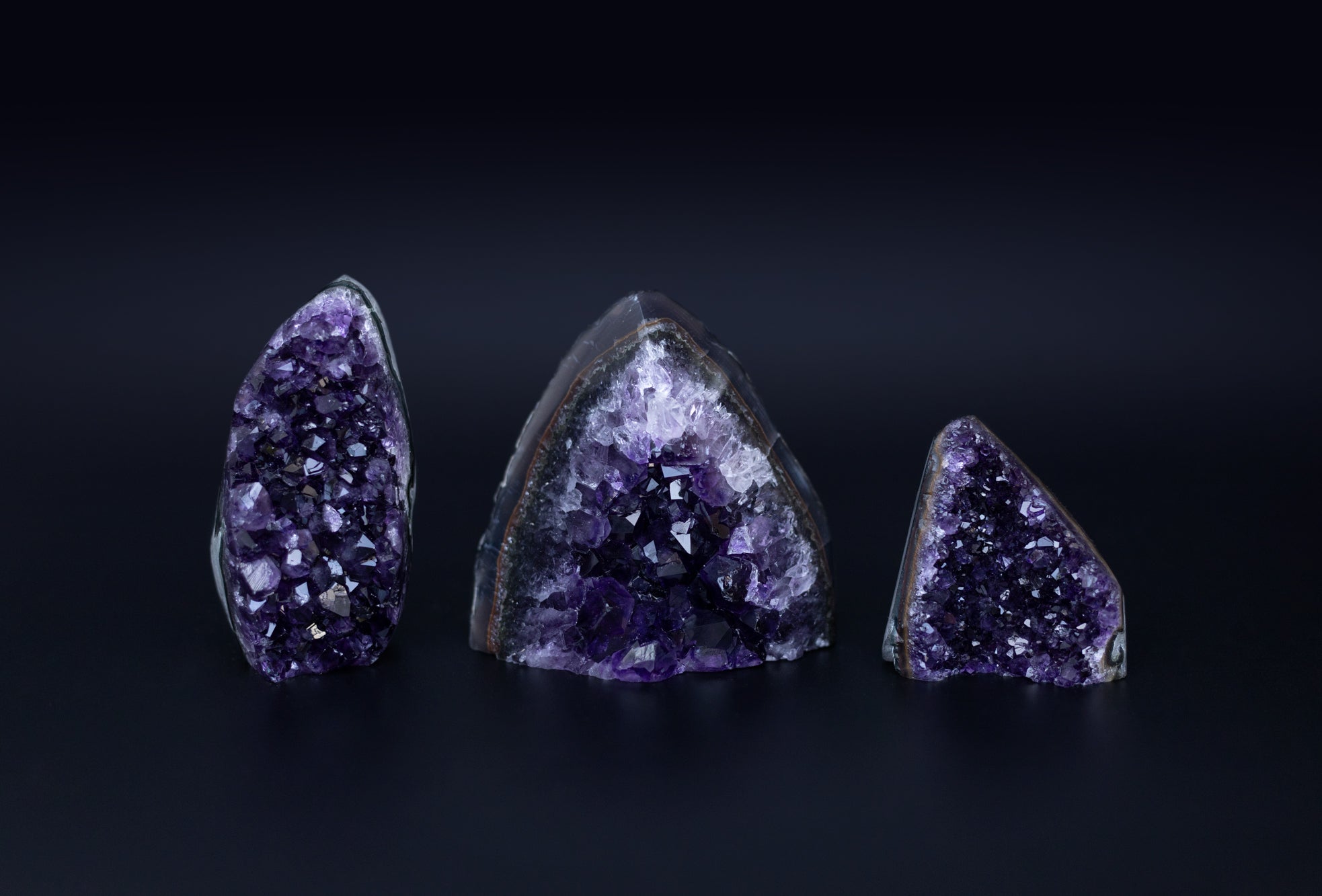 Amethyst Geodes Deep Purple Project Amethyst crystals from Uruguay ...